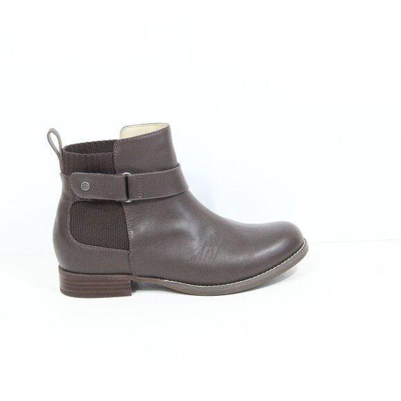 Spenco | Shoes | Spenco Park Avenue Brown Leather Boots Sz 9 Women ...